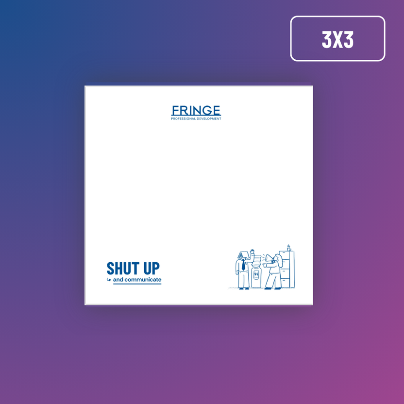 Shut Up Post it – Fringe Swagfront